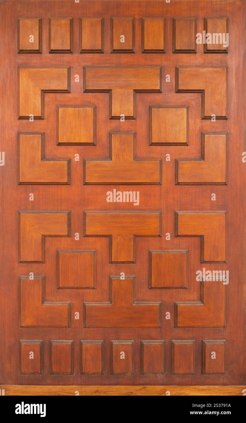 beautiful, decorated, wooden door, background Stock Photo - Alamy