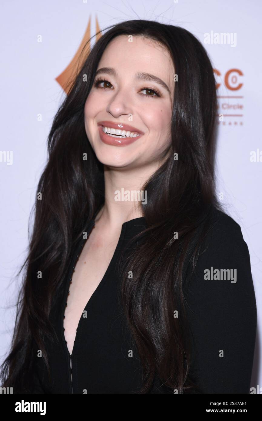 New York, USA. 08th Jan, 2025. Mikey Madison attends the 2025 New York ...