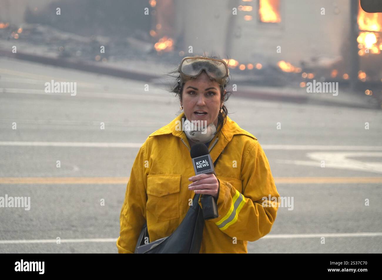 Altadena, United States. 08th Jan, 2025. KCAL News female television ...