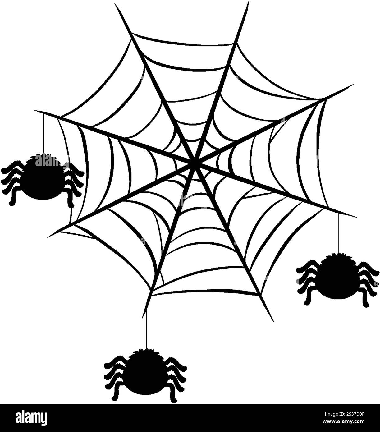 Creepy white spider intricate Cut Out Stock Images & Pictures - Alamy