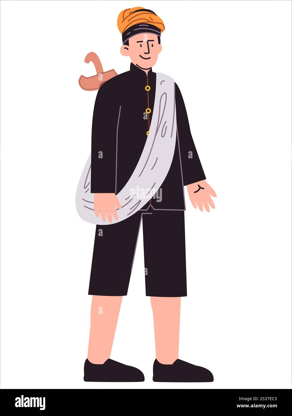 Pong Tiku Ne Baso Indonesia hero Indonesian male man warrior character ...