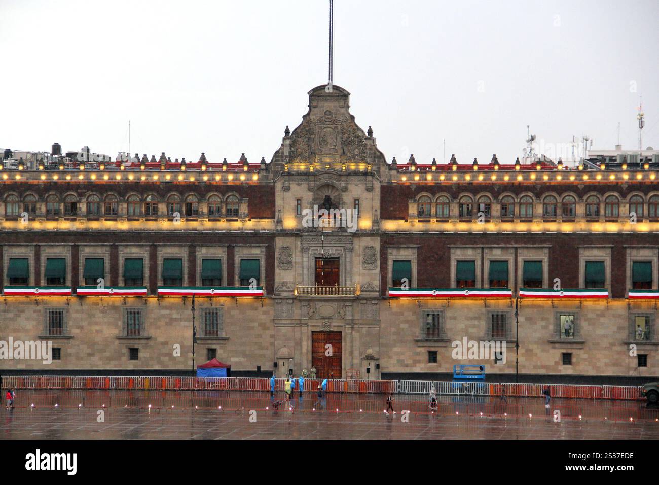 Mexico City, Mexico - Sep 6 2023: National Palace, headquarters of the ...