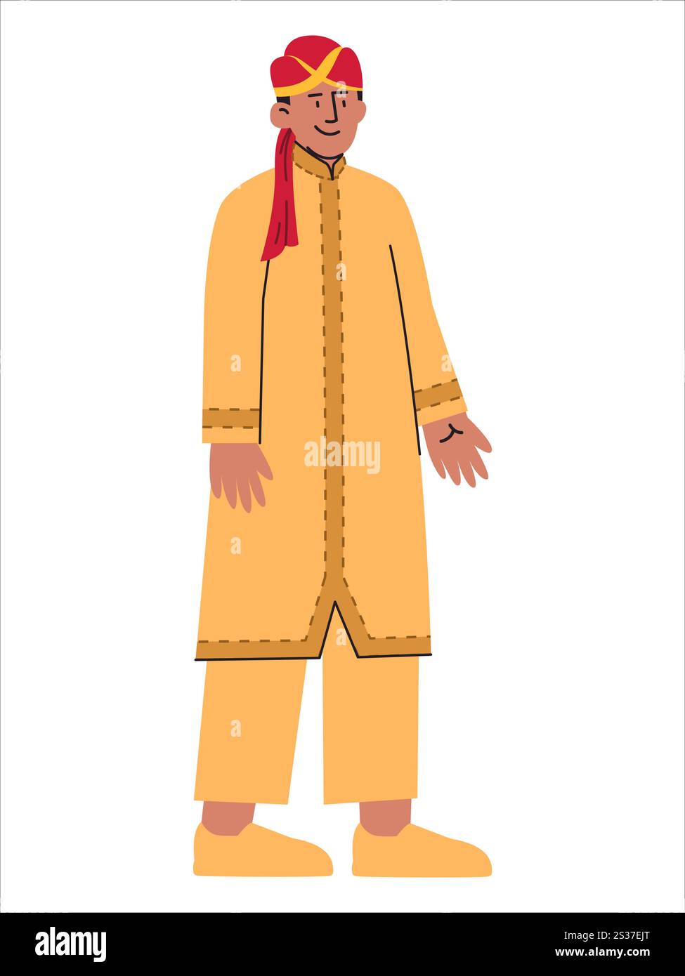 Sikh people wearing traditional Stock Vector Images - Alamy