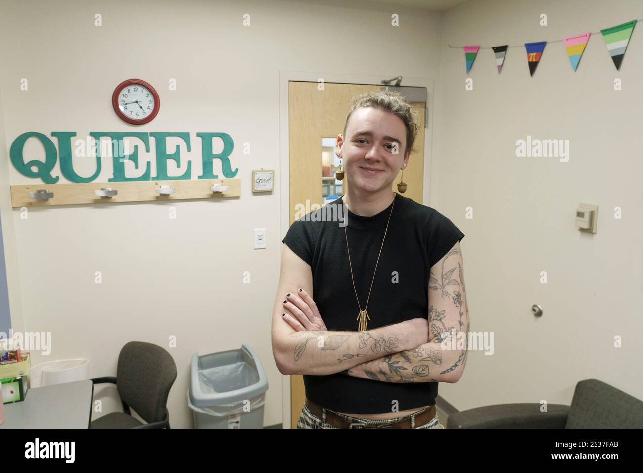 Nick Koenig, a University of Idaho doctoral student who teaches in ...