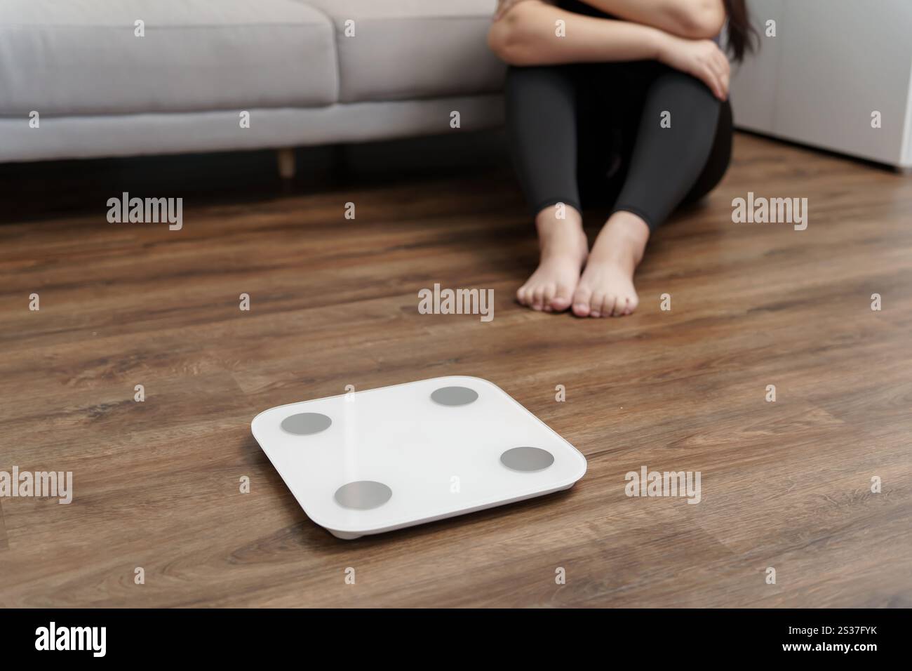 Sad obese woman with fat upset bored of dieting Weight loss fail Fat ...