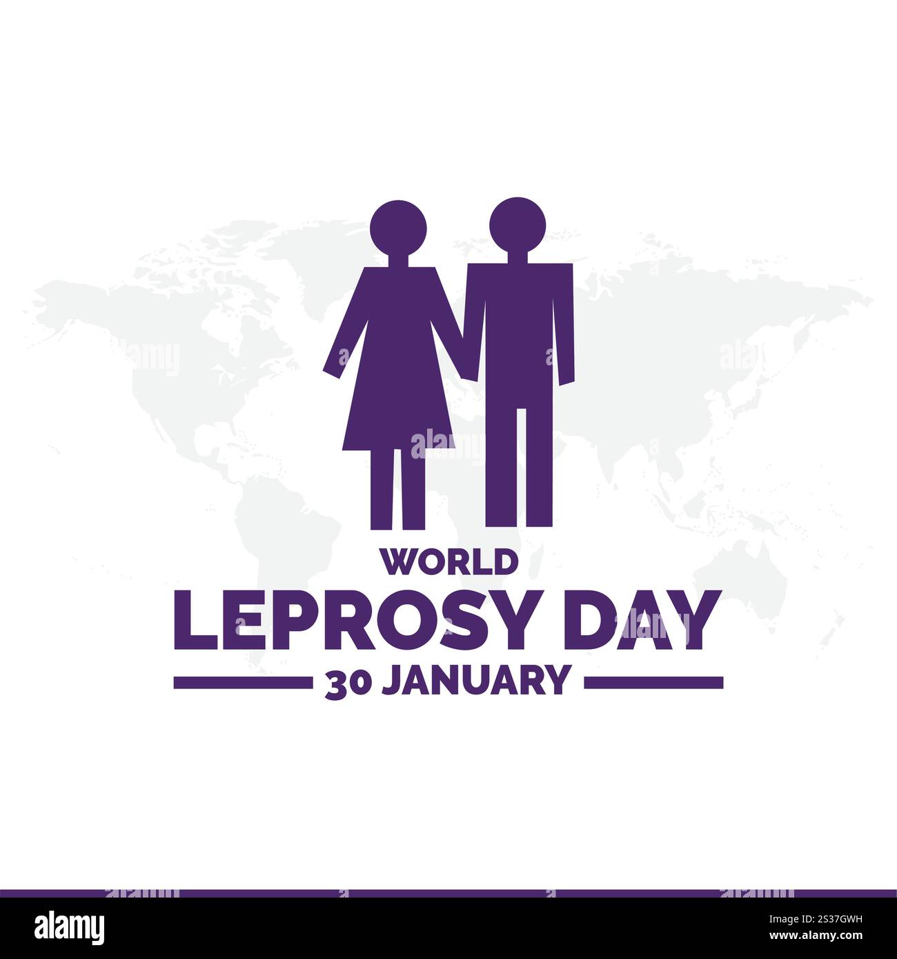 World Leprosy Day. background, banner, card, poster, template. Vector ...