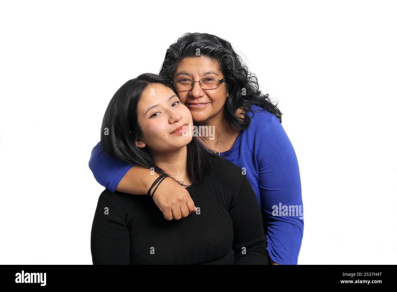 Divorced single mom and brunette Latina college daughter show their ...