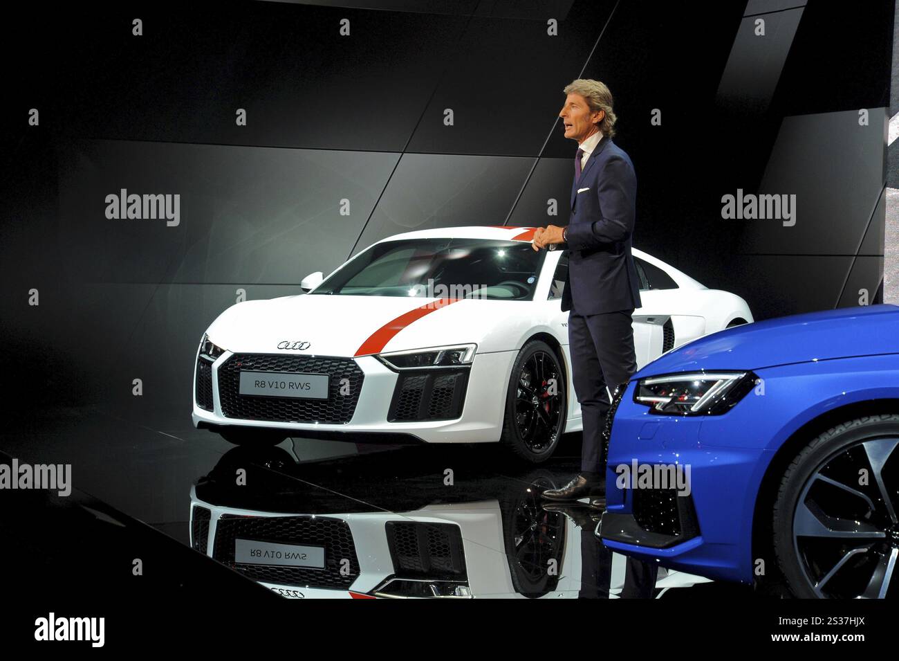 Audi R8 V10 RWS press conference Stock Photo - Alamy