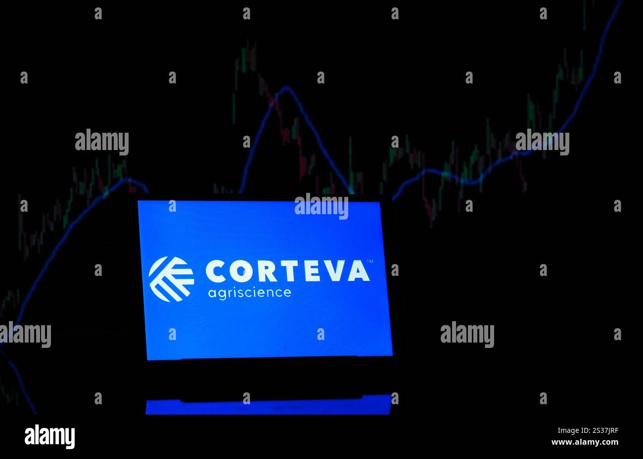Germany. 09th Jan, 2025. In this photo illustration, Corteva Inc. logo ...