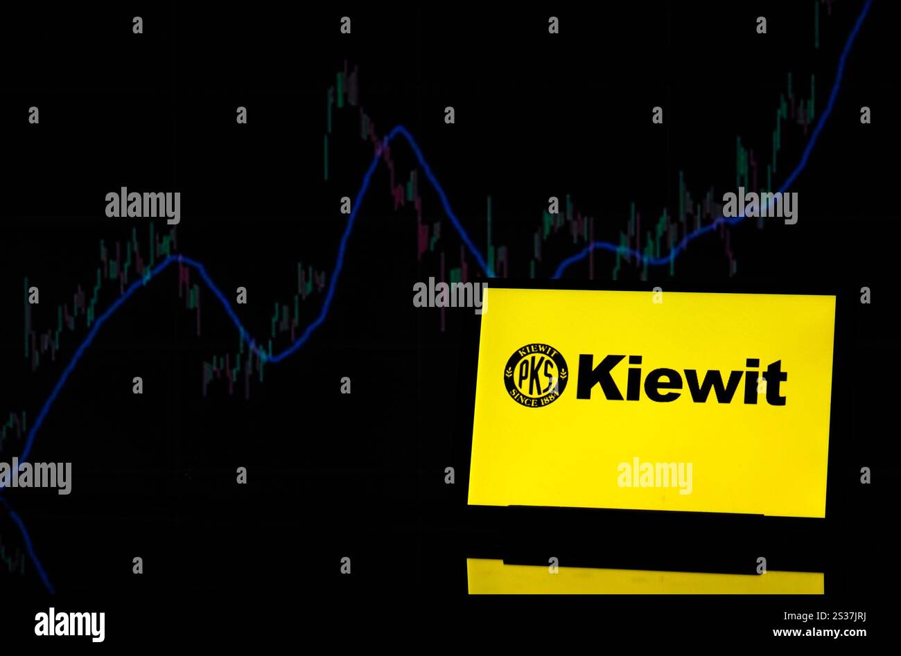 Germany. 09th Jan, 2025. In this photo illustration, Kiewit Corporation ...