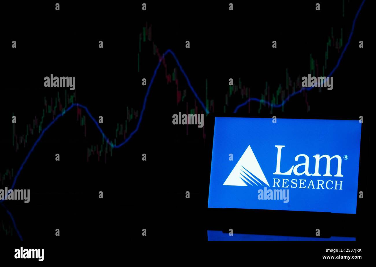 Germany. 09th Jan, 2025. In this photo illustration, Lam Research ...
