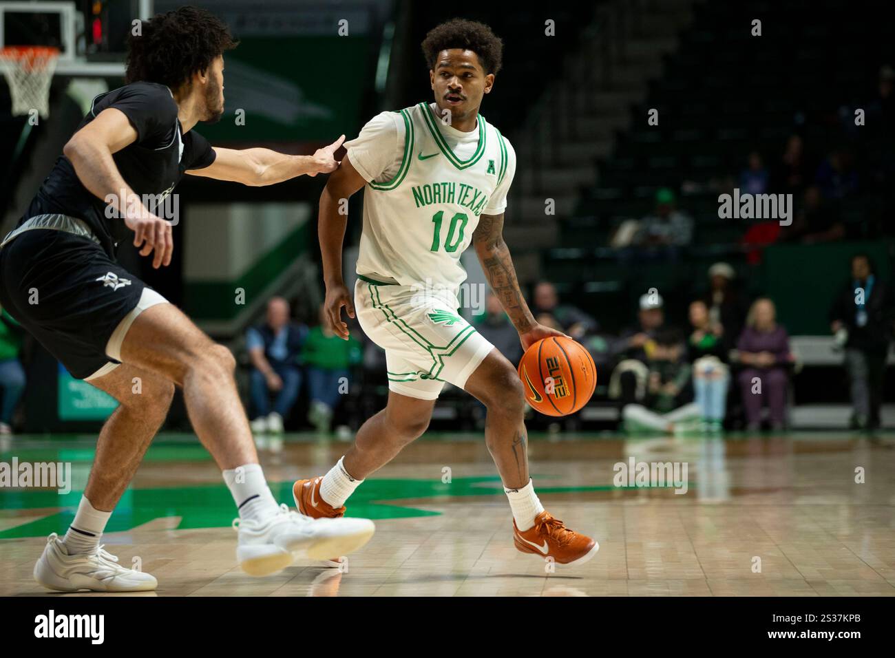 January 8, 2025, Denton, Texas, USA: North Texas guard ATIN WRIGHT (10 ...