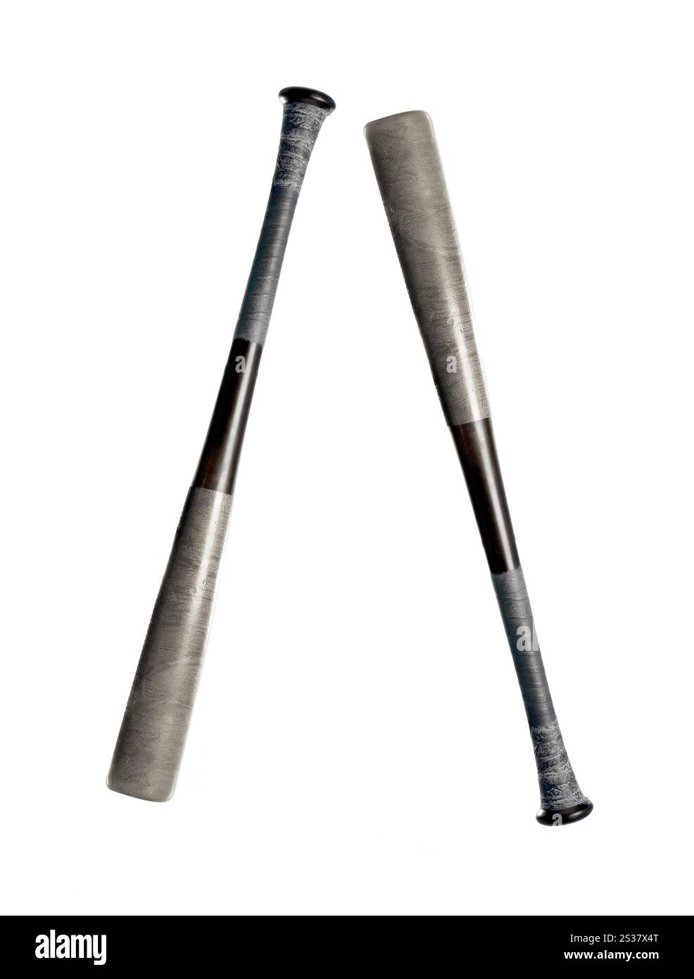 Aluminum baseball bats isolated on white. Aluminum baseball bats Stock ...