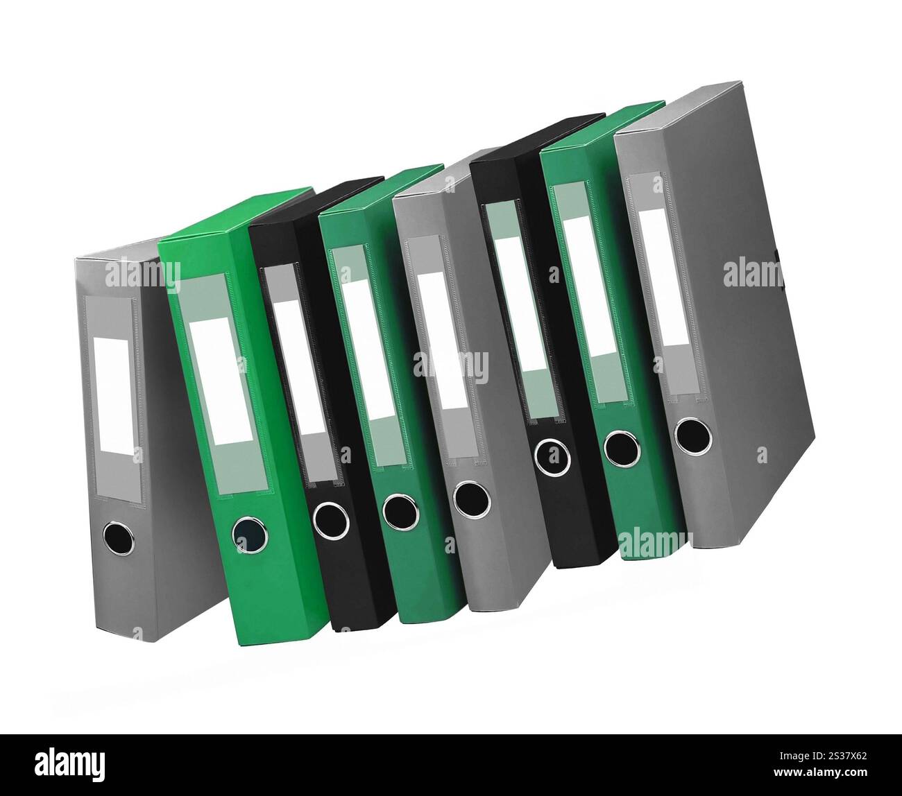 Office folders isolated a white background. Office folders isolated on ...