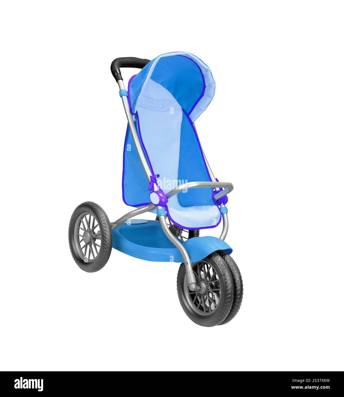 Modern beautiful perambulator on a white background. Modern beautiful ...