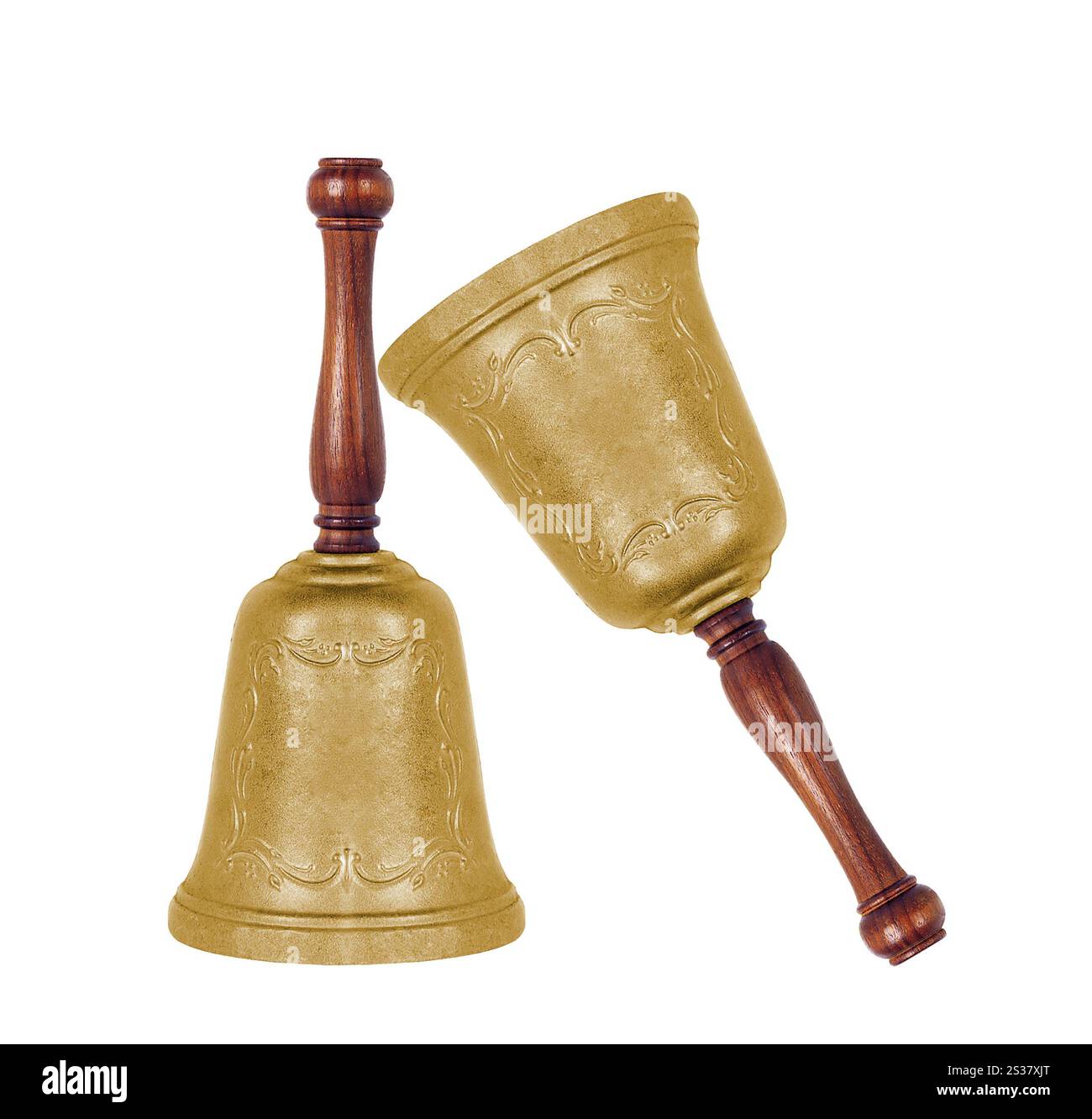 School bells isolated on white background. School bells isolated Stock ...