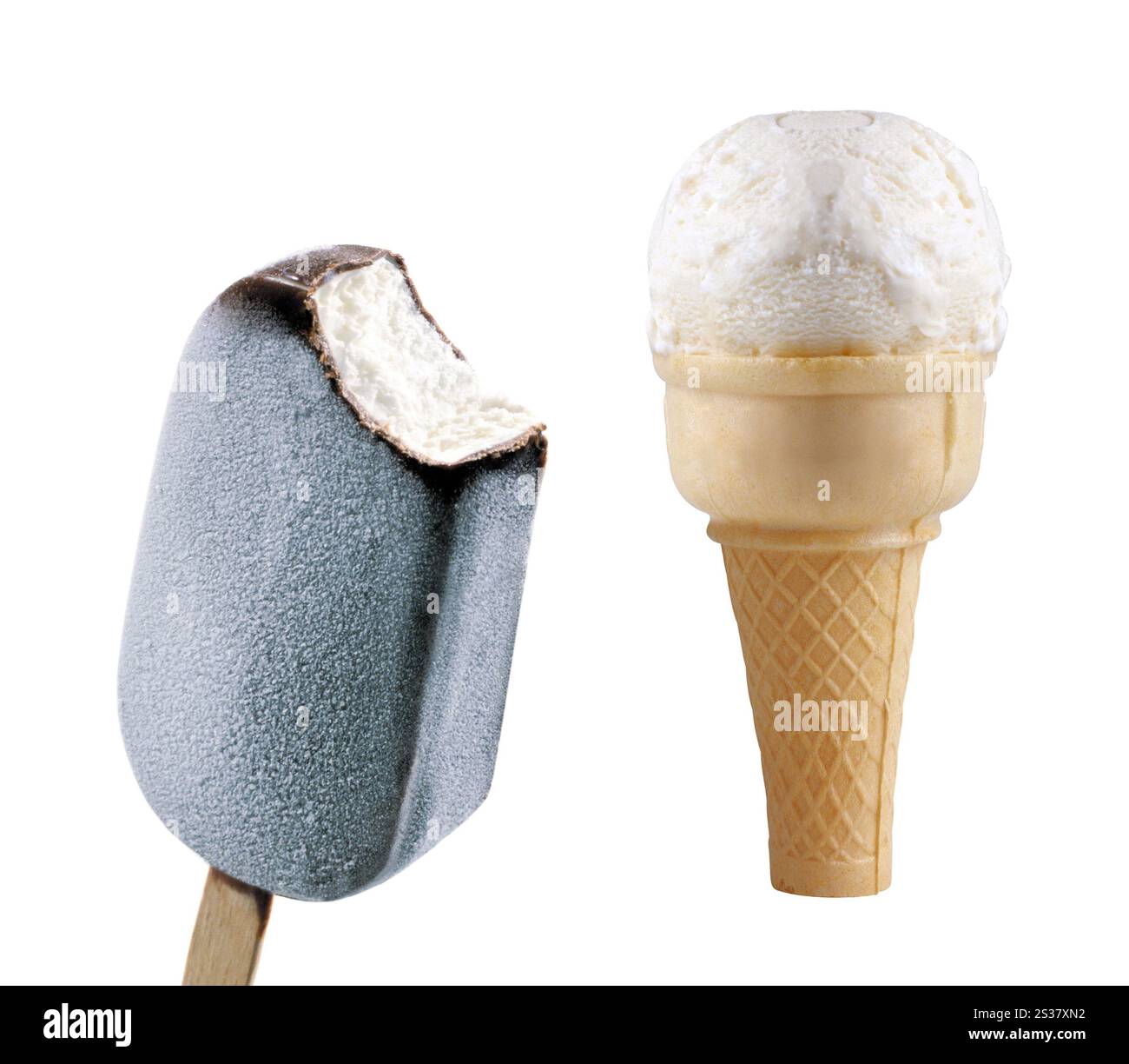 classic chocolate ice cream with drops isolated. classic chocolate ice ...