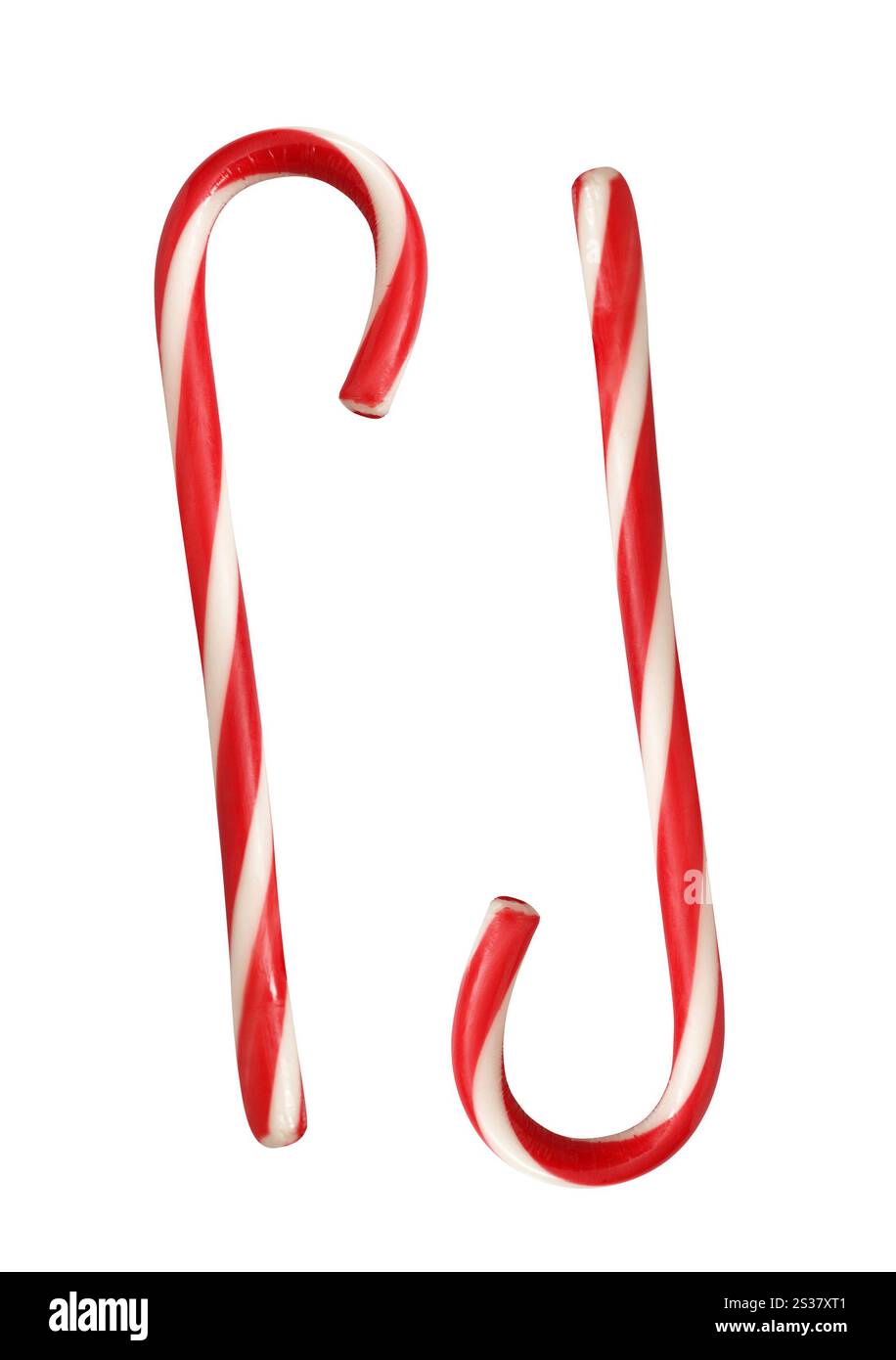 heart from lollipop canes isolated on white. heart from lollipop canes ...