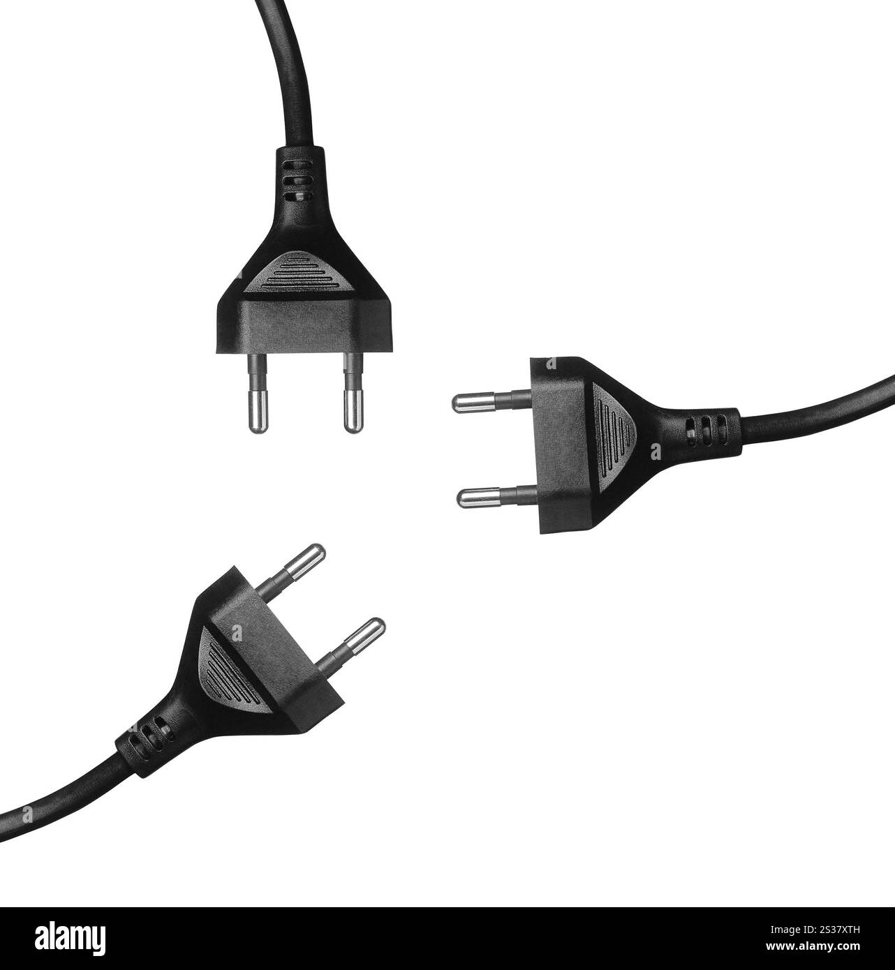 Power plugs isolated on white background. Power plugs isolated Stock ...