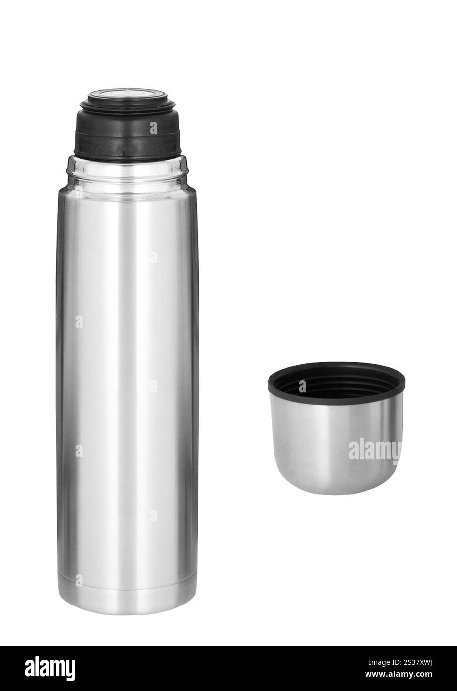 Thermo flask isolated on white background. Thermo flask isolated Stock Photo - Alamy
