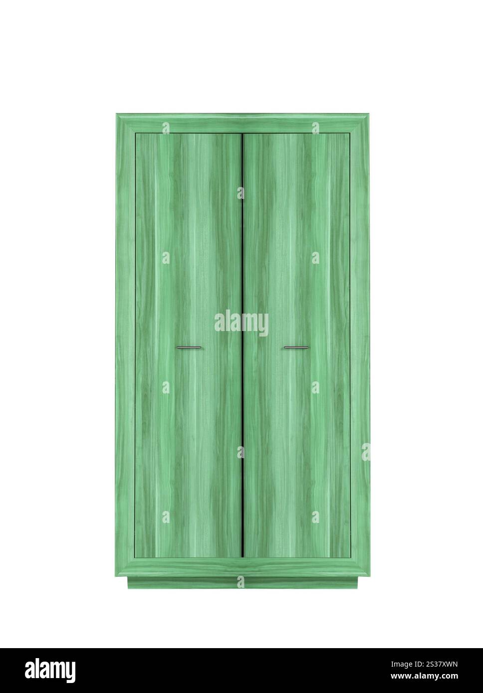 modern wooden wardrobe isolated on white background. modern wooden ...