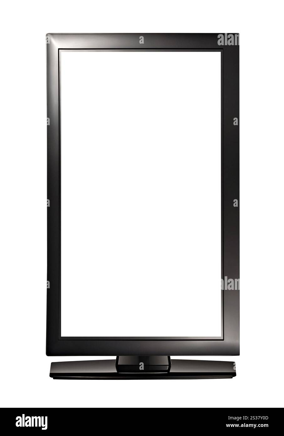 Widescreen monitor on white background. Widescreen monitor Stock Photo ...