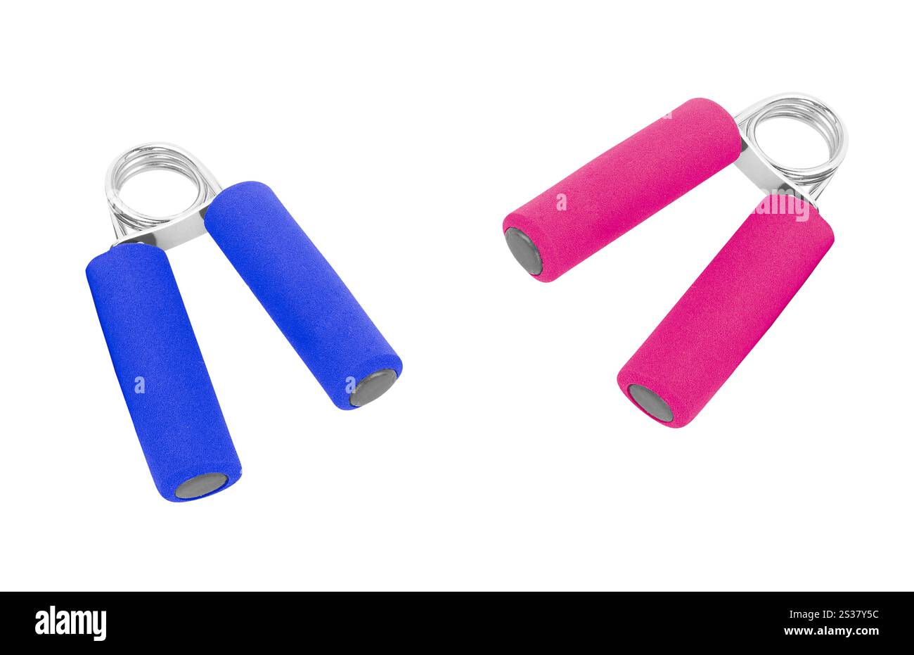 hand grips isolated on white background. hand grips Stock Photo - Alamy