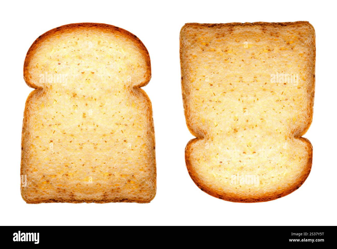 slices of bread isolated on white. slices of bread Stock Photo - Alamy