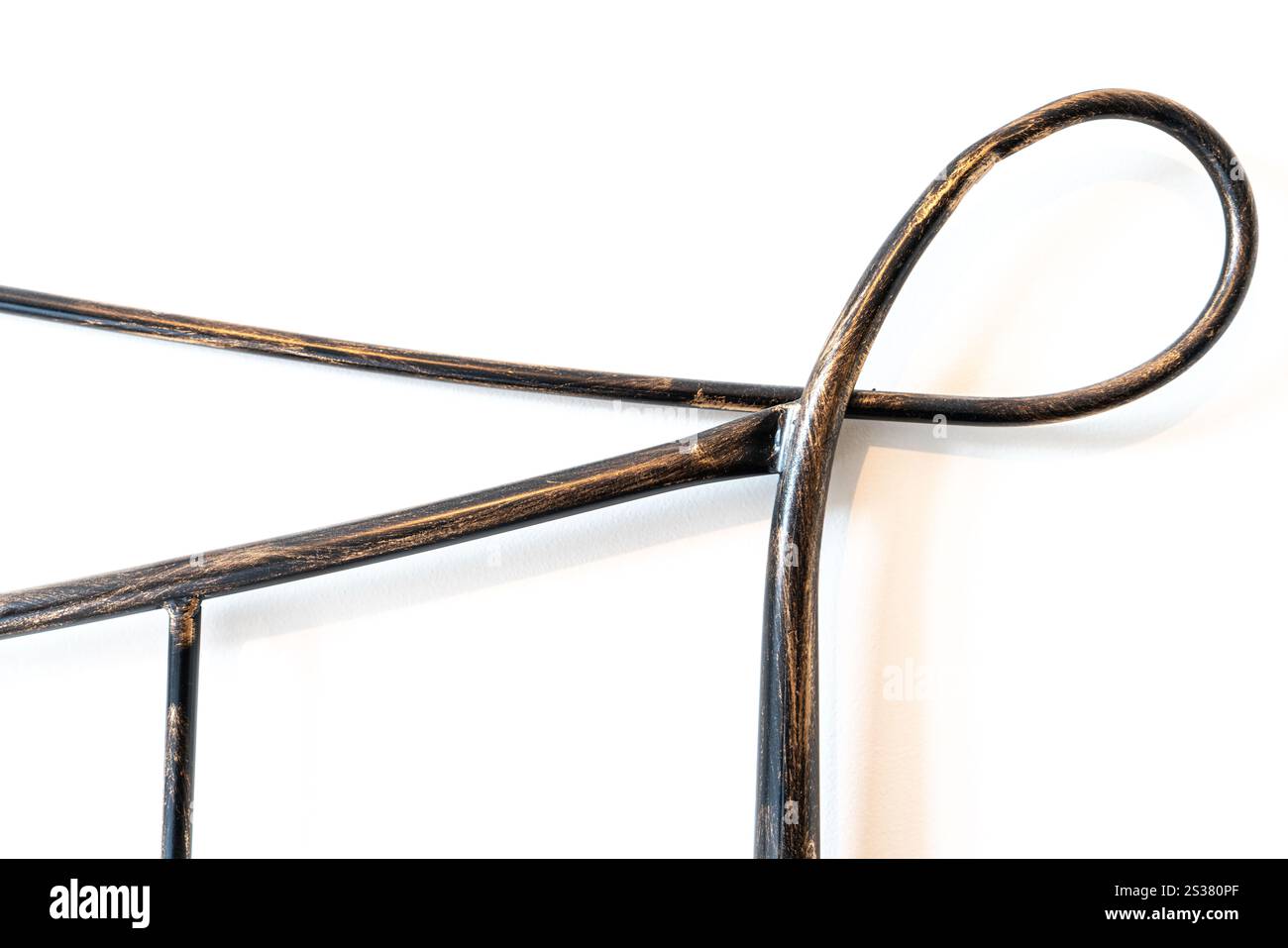 Wrought iron loop Cut Out Stock Images & Pictures - Alamy