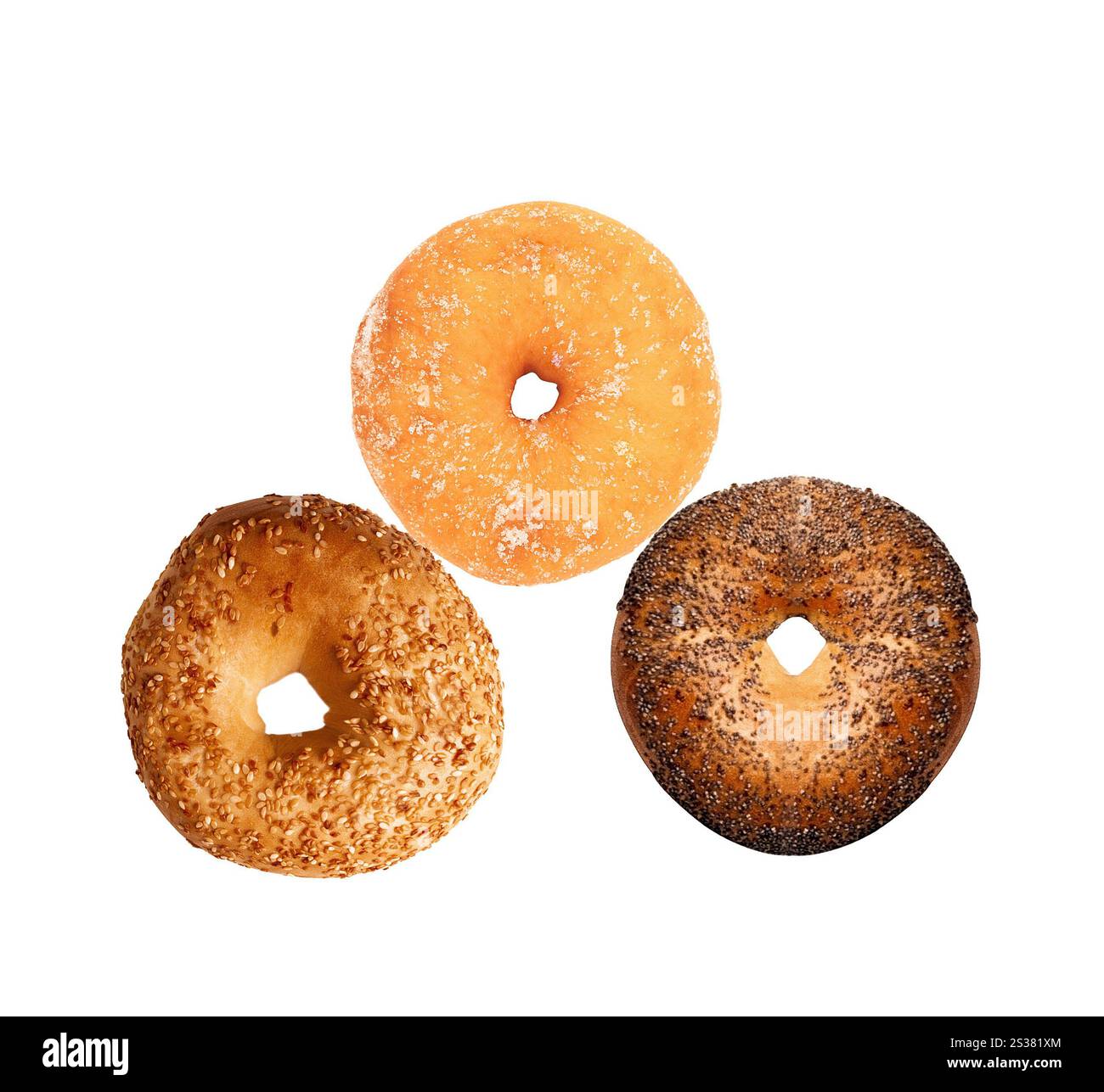 Donuts isolated on white background. Donuts Stock Photo - Alamy