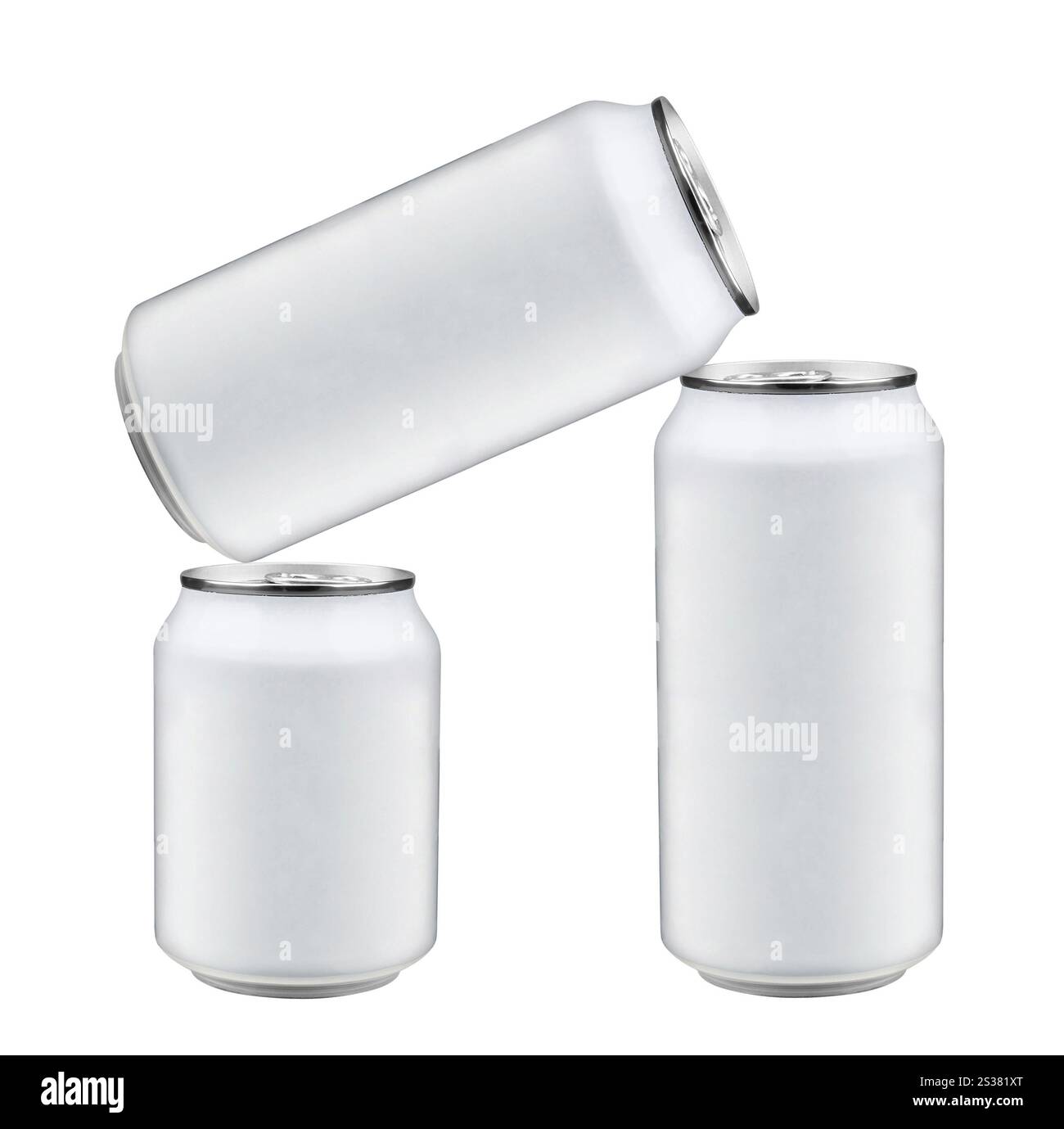 isolated two aluminum soda cans isolated on white background. isolated two aluminum soda cans ...