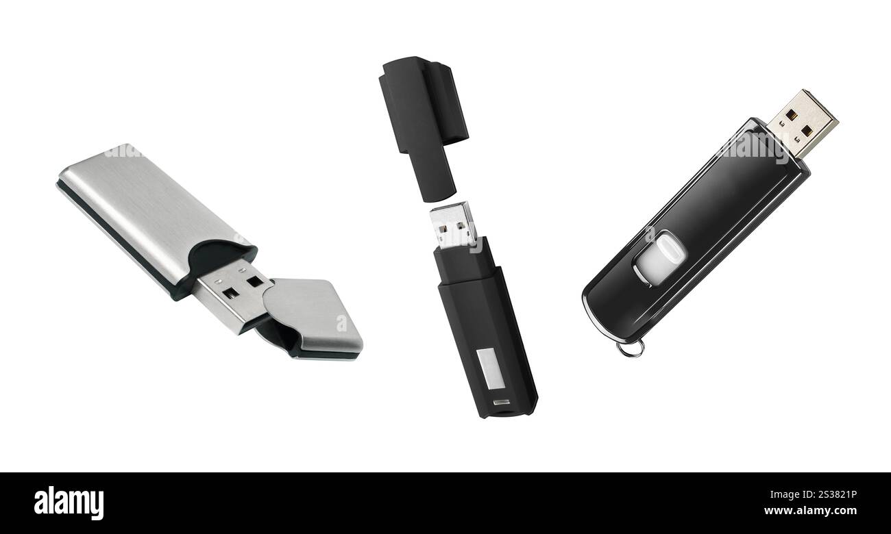 Memory stick usb Cut Out Stock Images & Pictures - Alamy