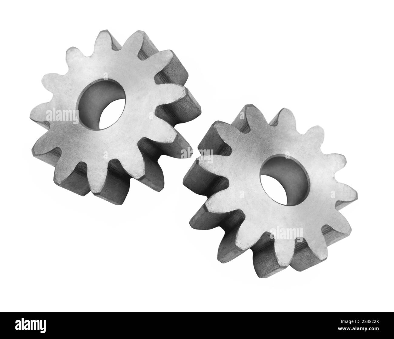 Gears isolated on white background. Gears isolated Stock Photo - Alamy