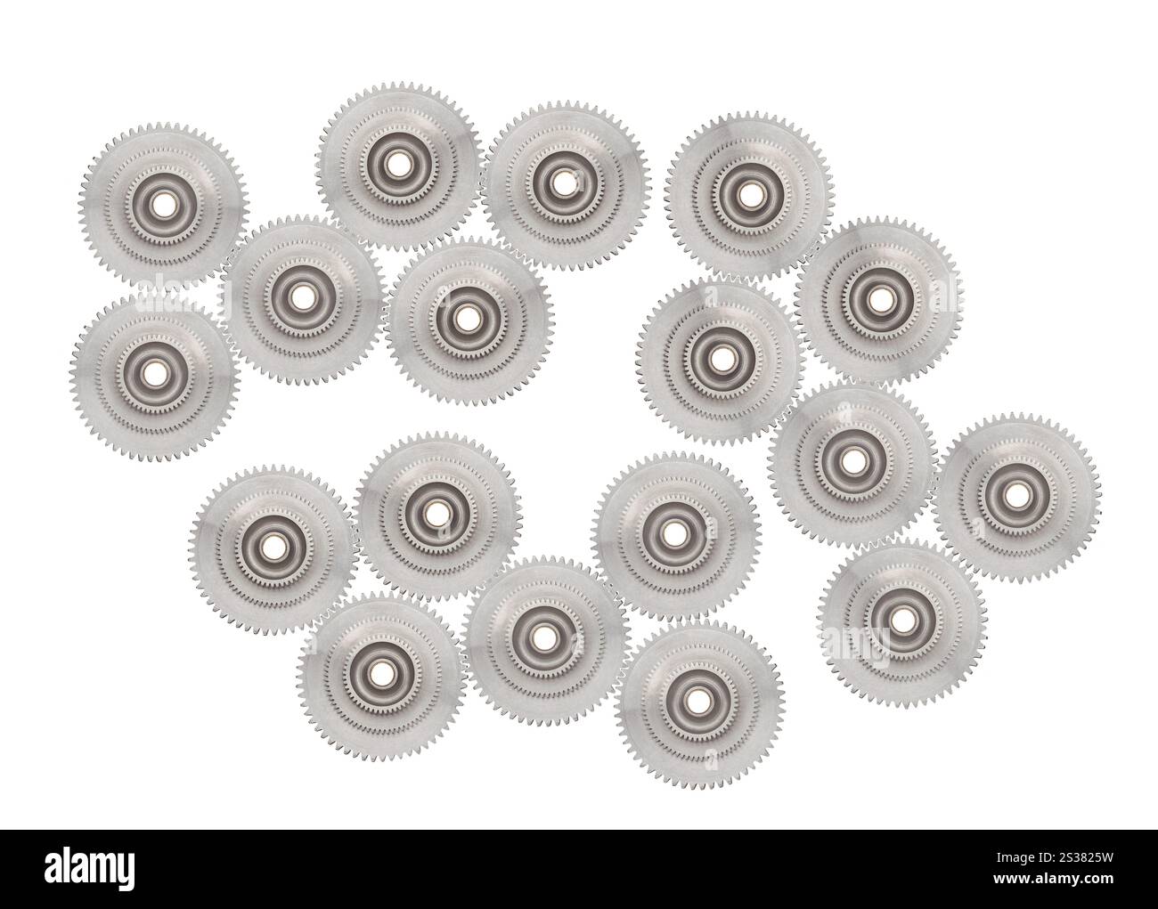 gears isolated on white background. gears Stock Photo - Alamy