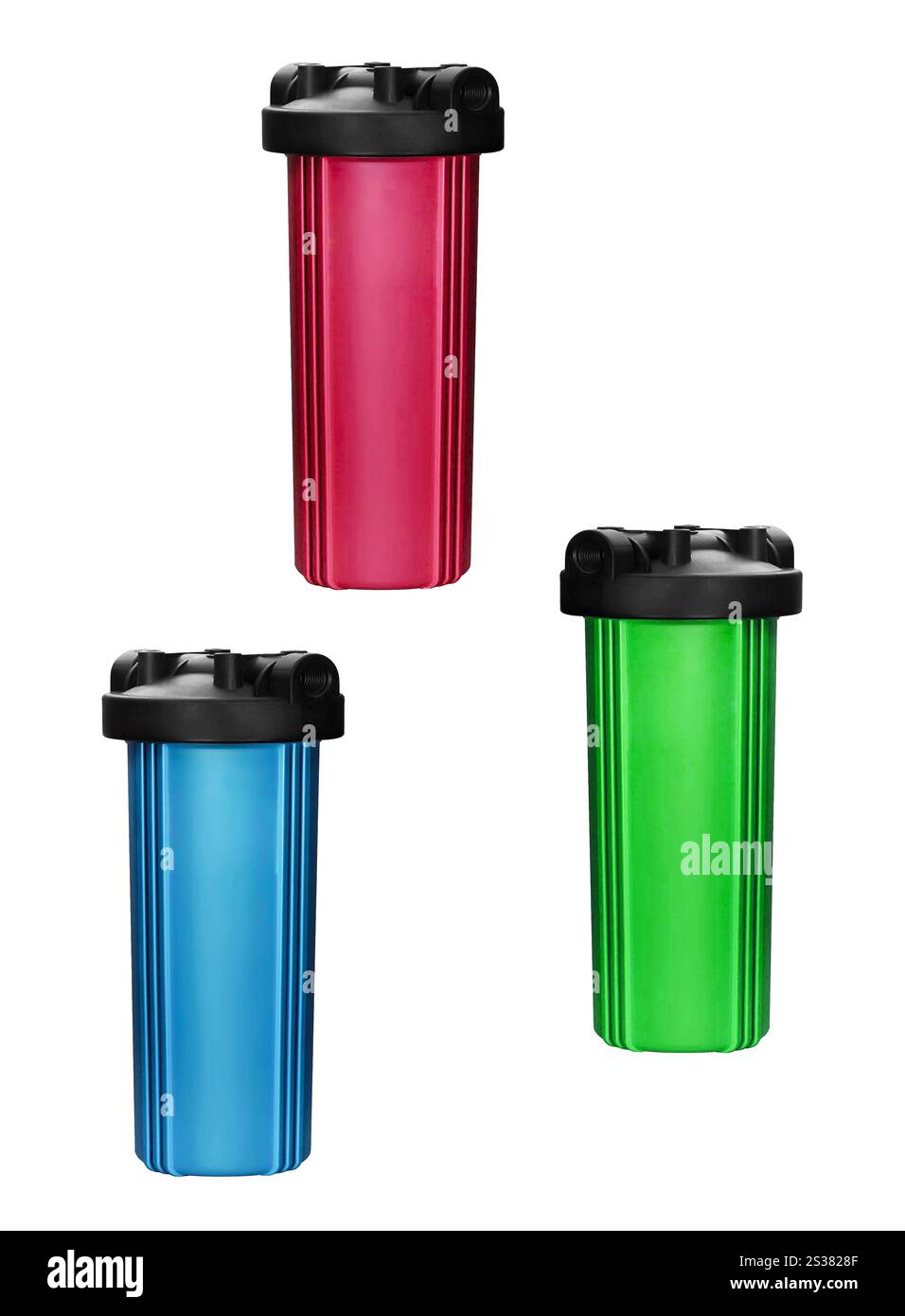 Water filters isolated on white background. Water filters Stock Photo ...