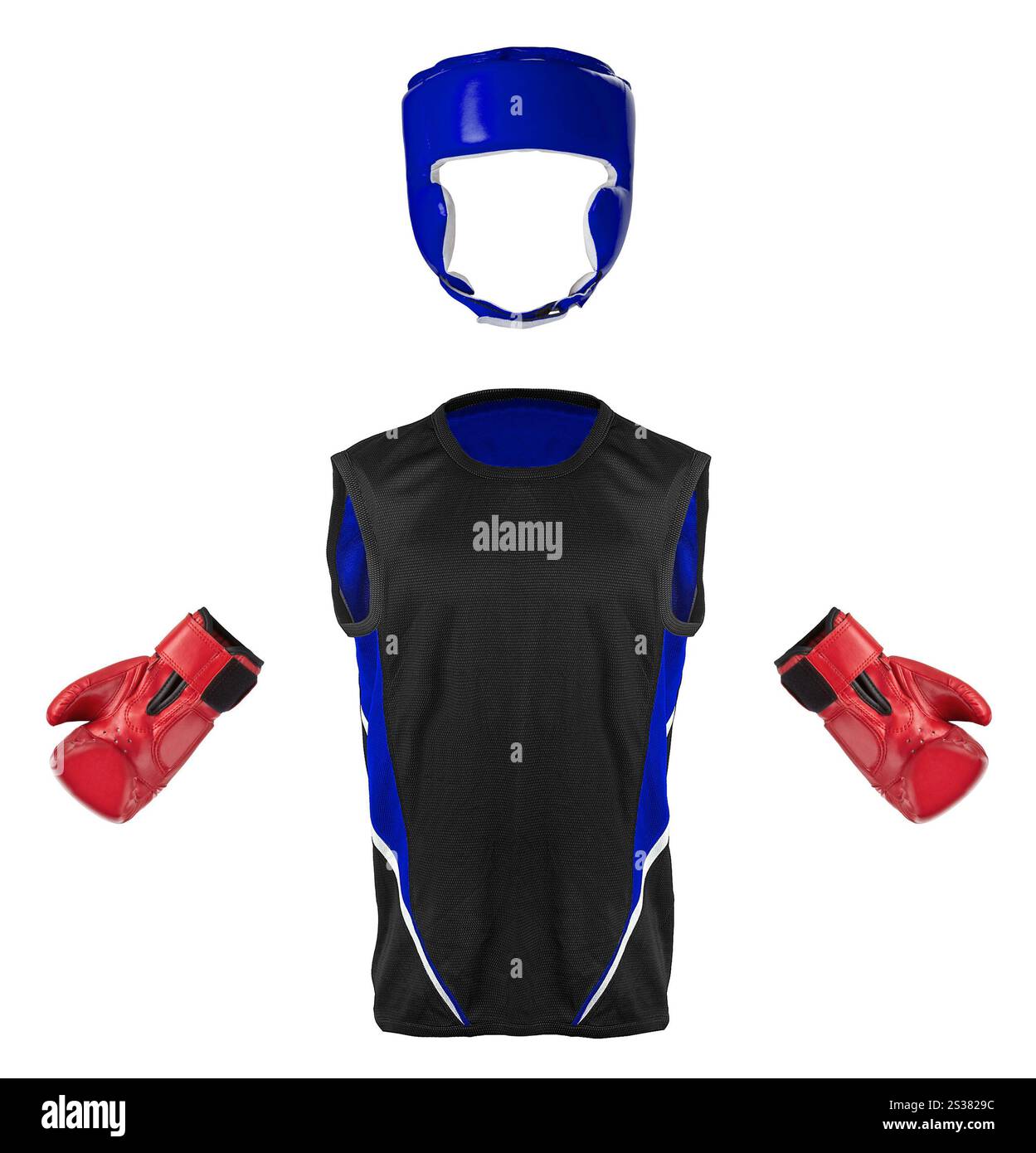 boxing equipment isolated on white background. boxing equipment Stock ...