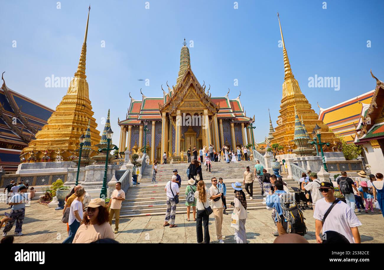 04 January 2025 Bangkok, Prasad Phra Thepidon, the Grand Palace ...