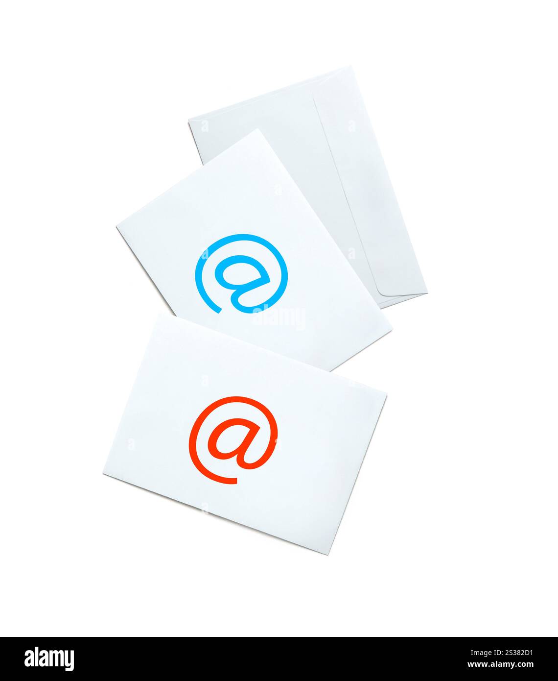 envelope with e-mail sign isolated on white background. envelopes Stock ...