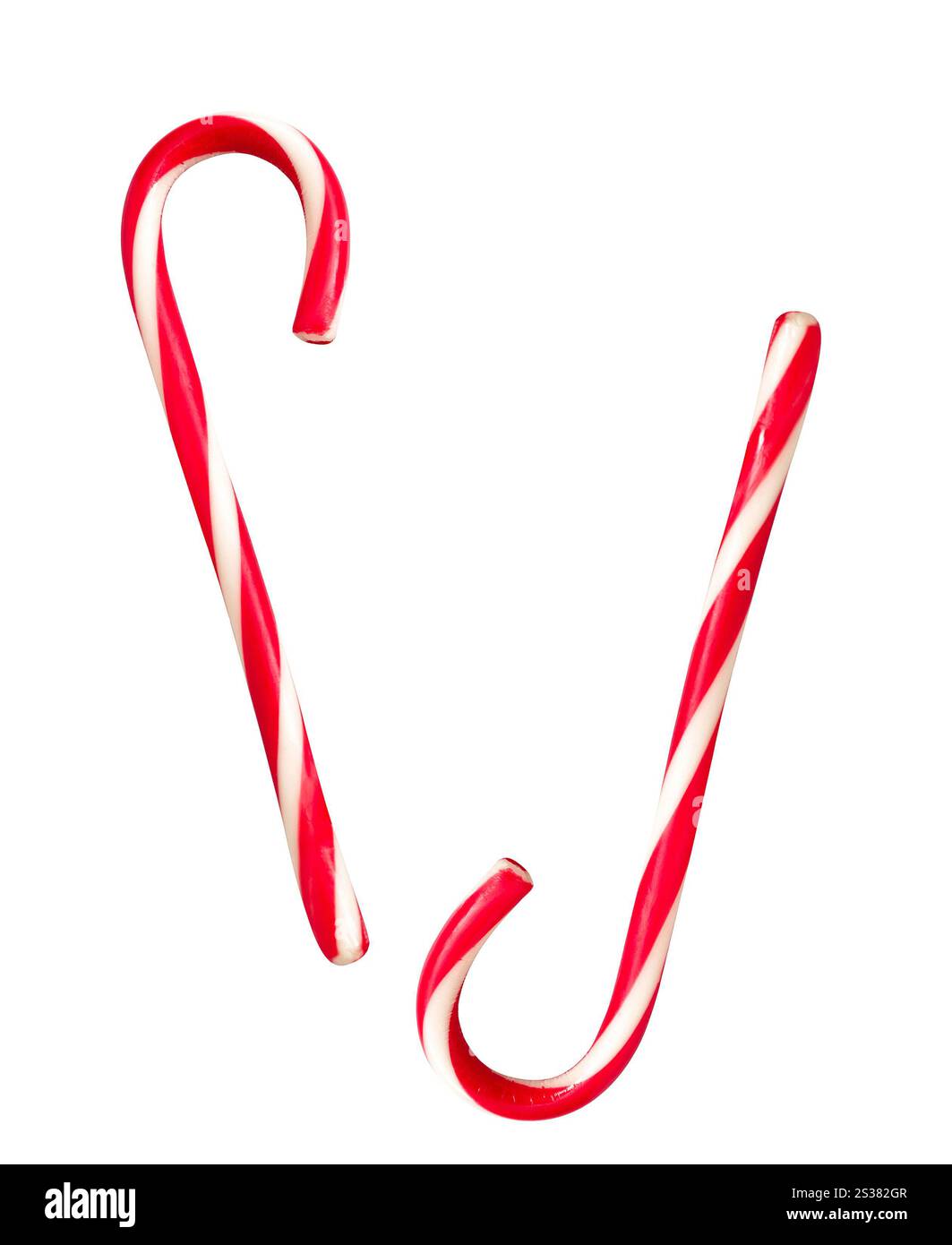 heart from lollipop canes isolated on white. heart from lollipop canes ...