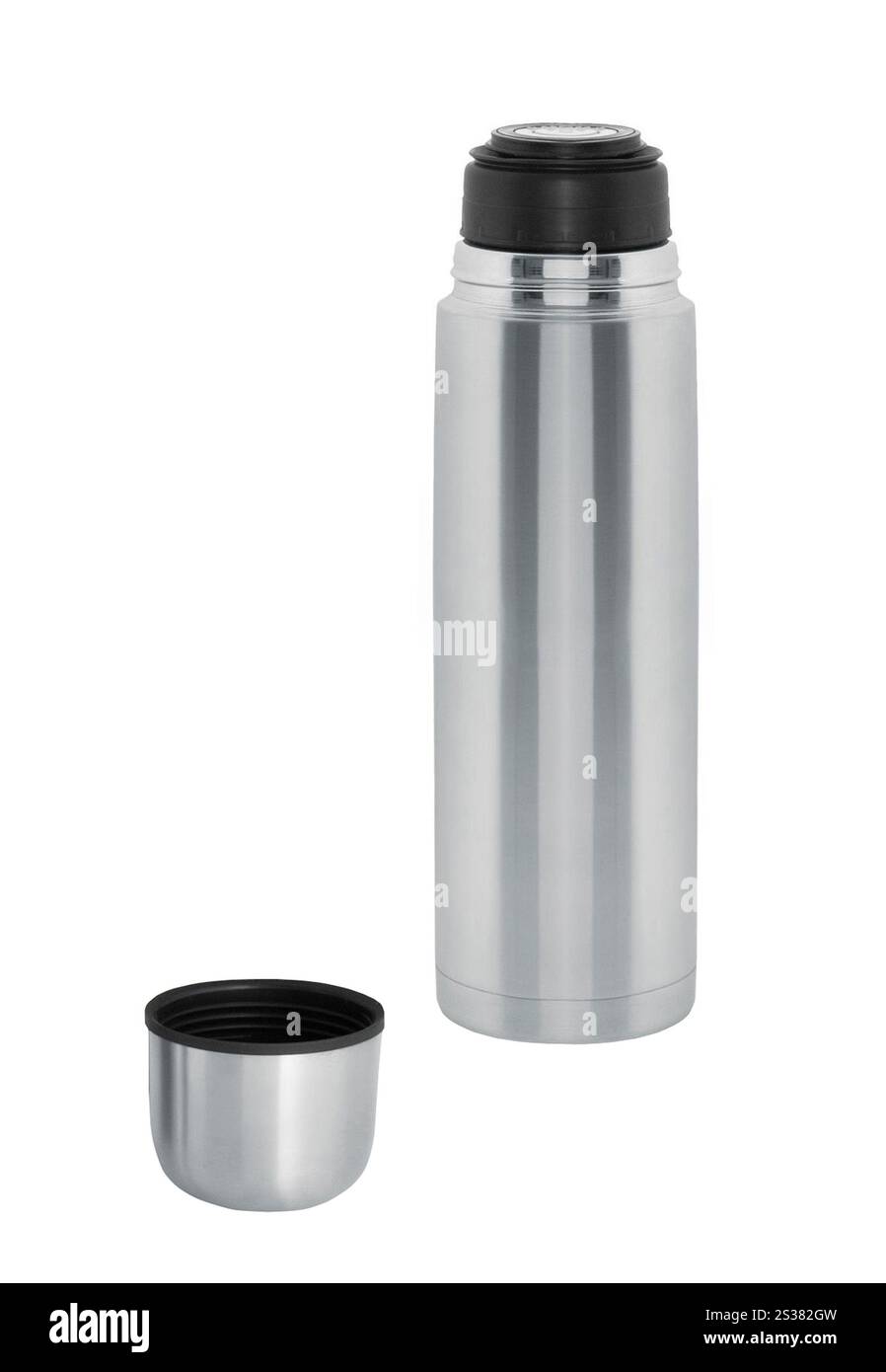 Thermo flask isolated on white background. Thermo flask Stock Photo - Alamy