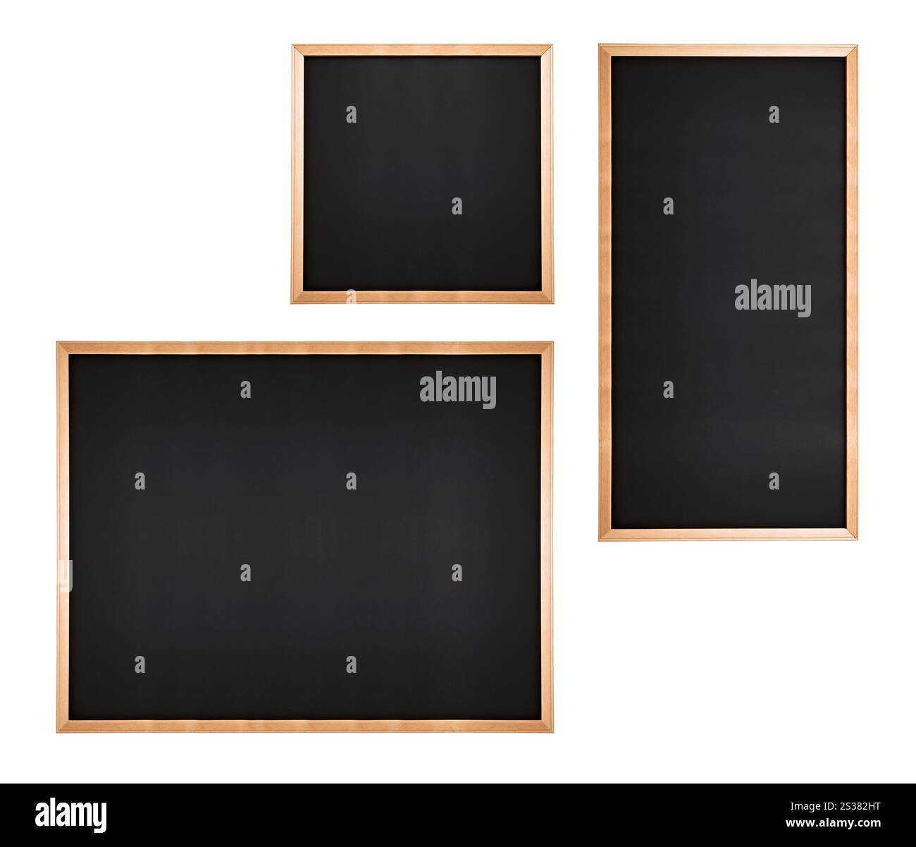 school blackboards isolated on white background. school blackboards ...