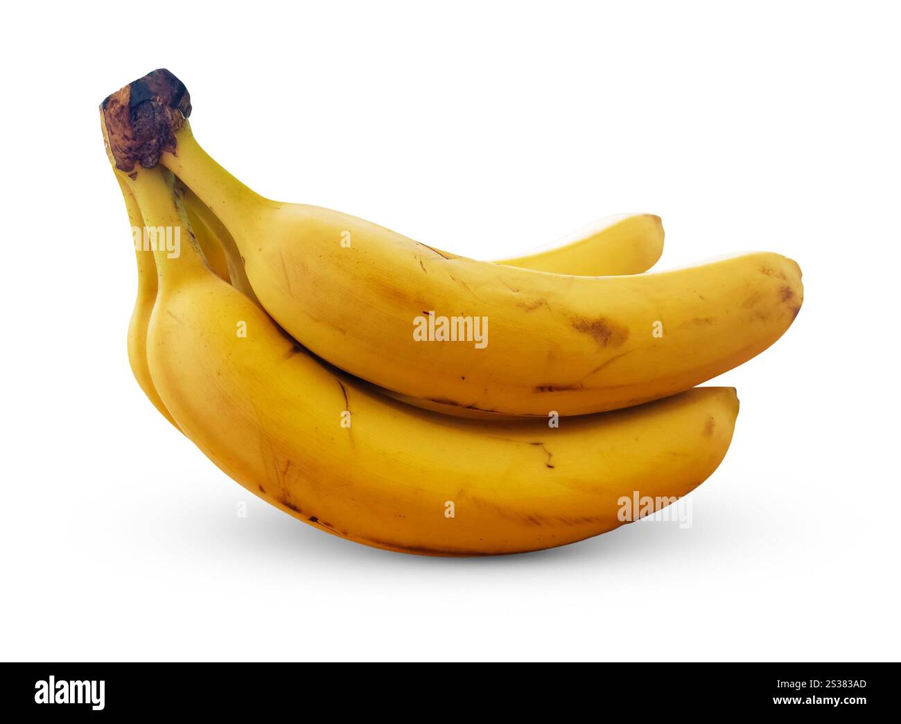 Ripe bananas. Exotic tropical yellow fruit. Banana is a symbol of ...