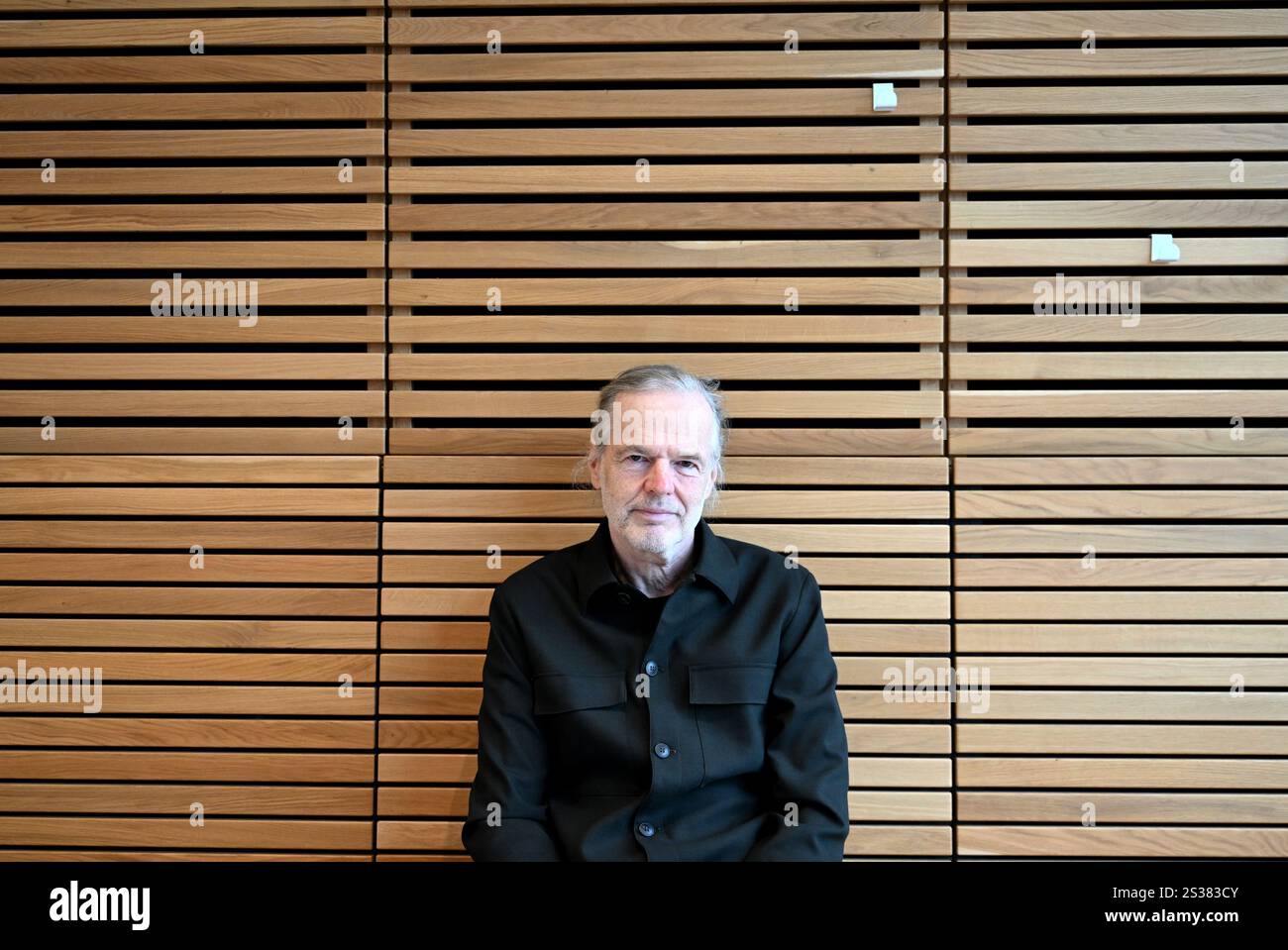 The author Wolf Haas during an interview with the APA on January 7 ...