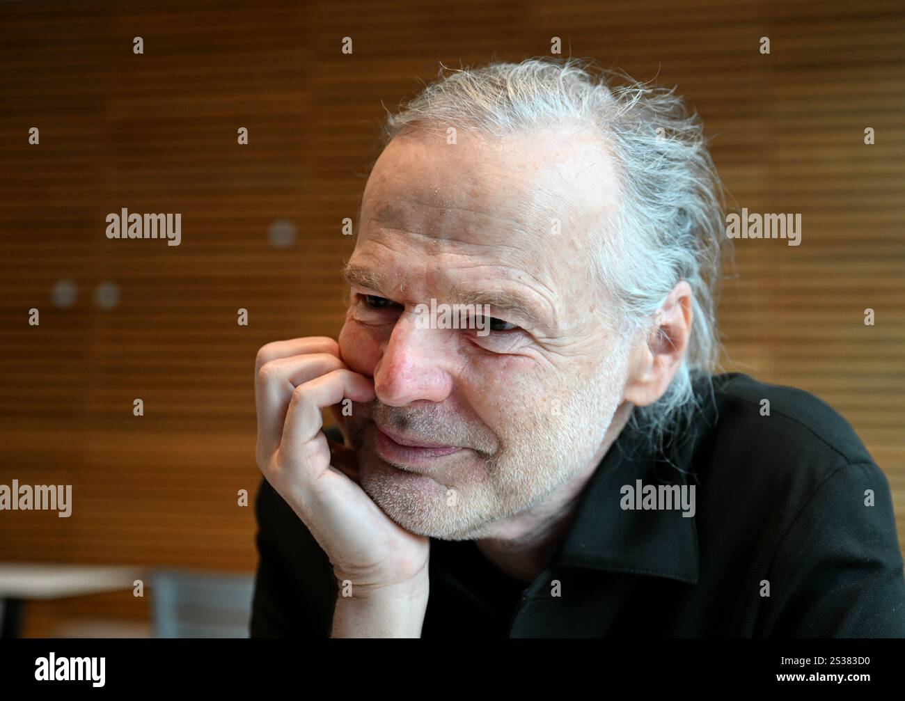 The author Wolf Haas during an interview with the APA on January 7 ...