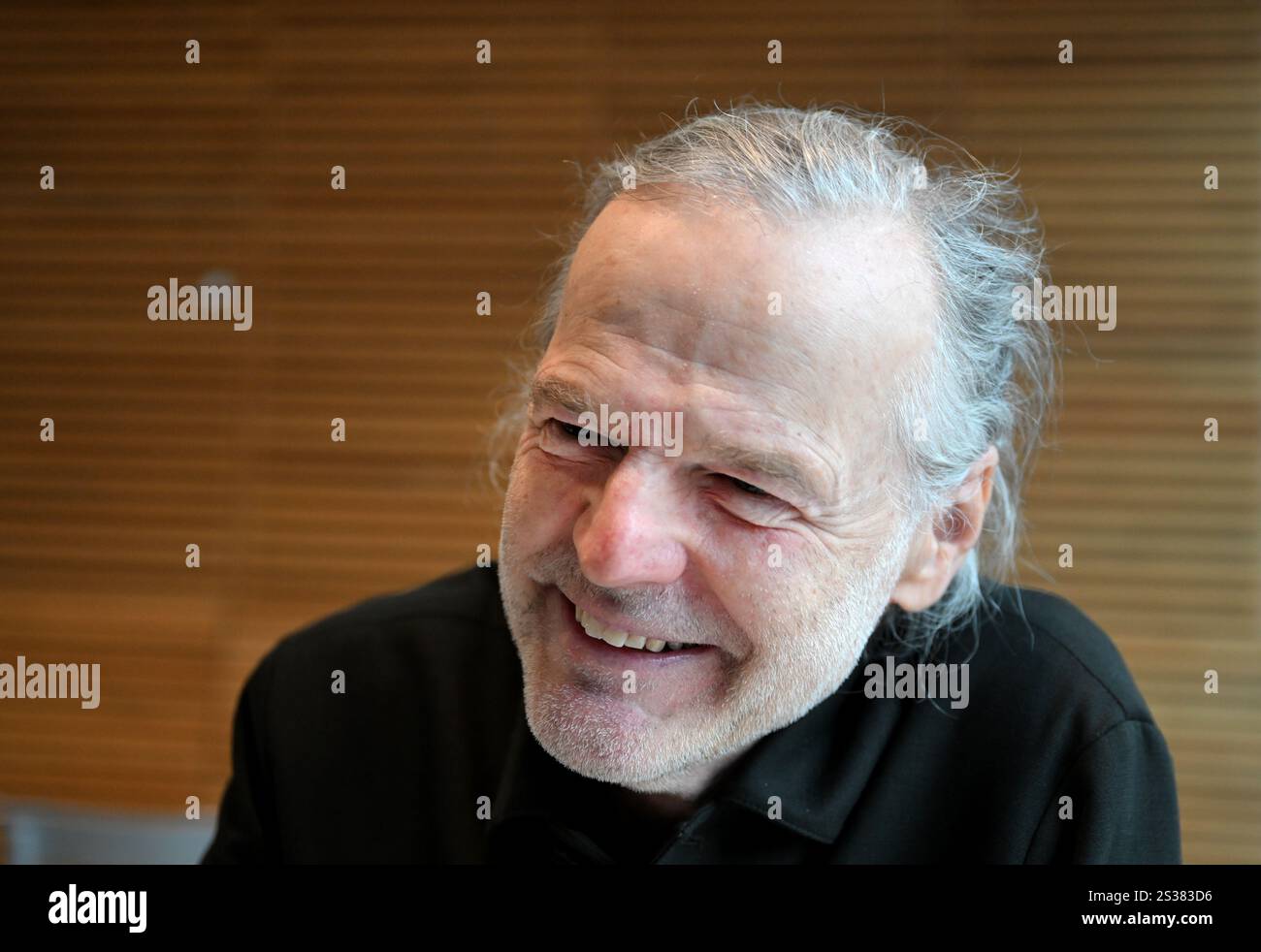 The author Wolf Haas during an interview with the APA on January 7 ...