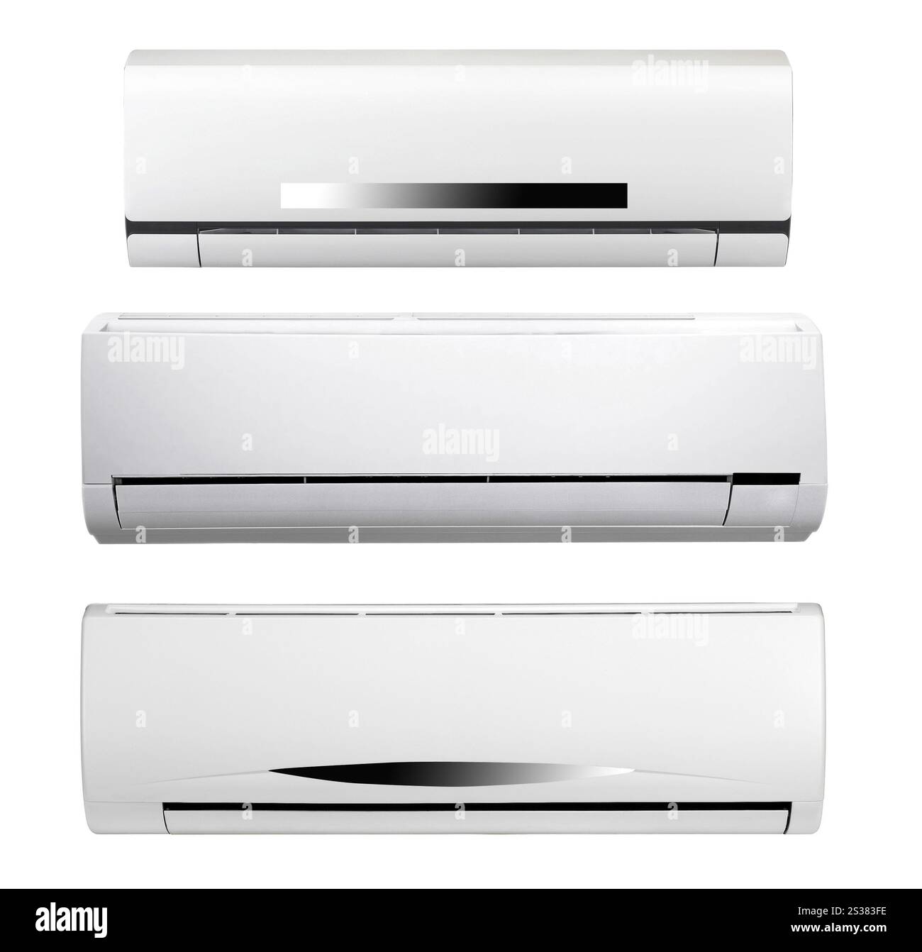 white air conditioner isolated on white Stock Photo - Alamy