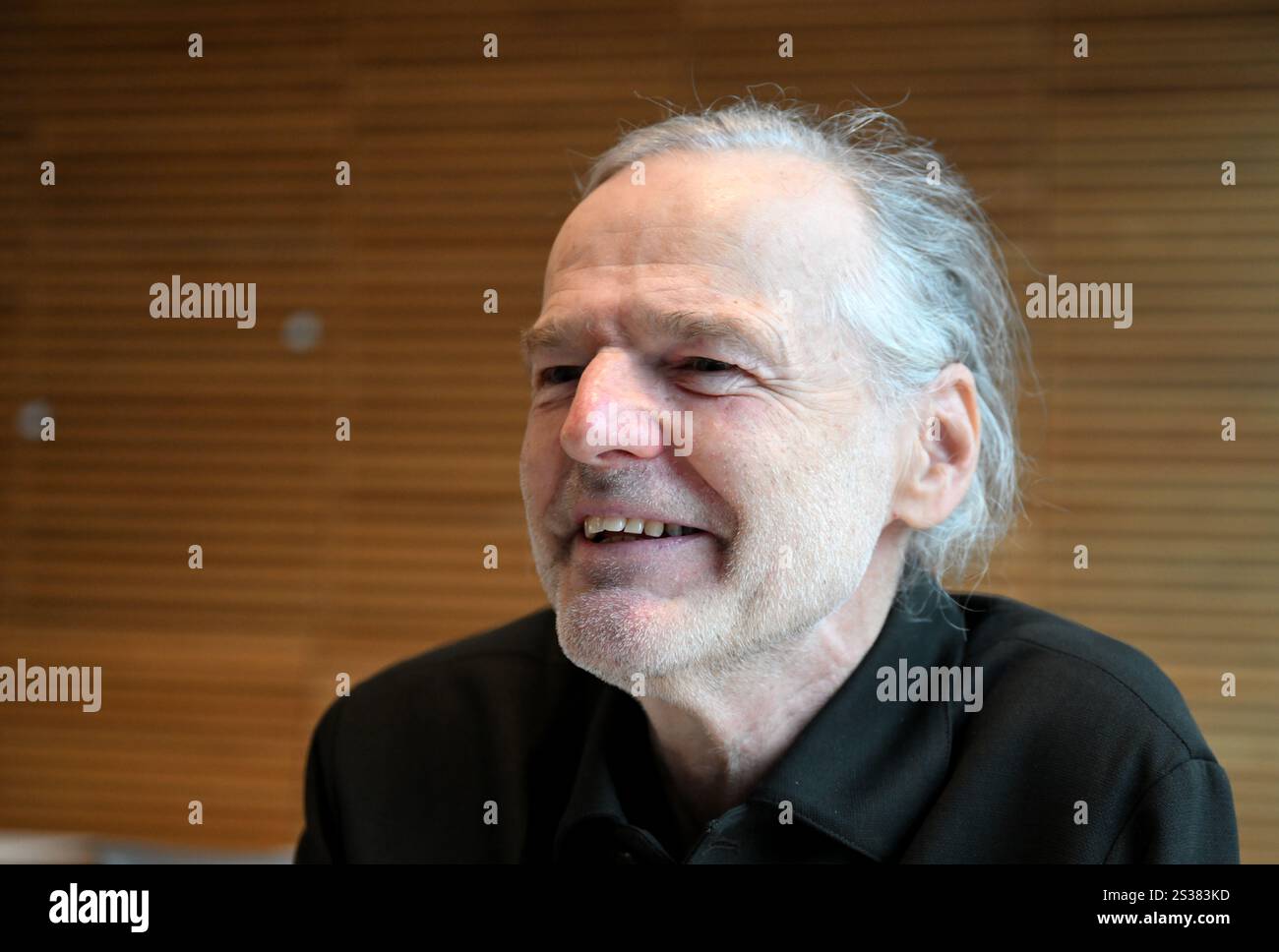 The author Wolf Haas during an interview with the APA on January 7 ...