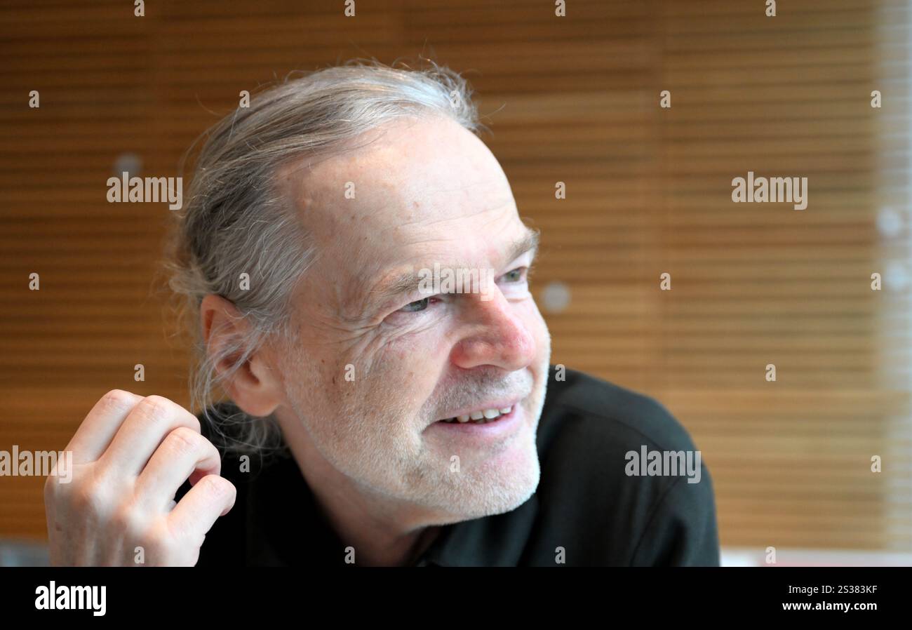 The author Wolf Haas during an interview with the APA on January 7 ...