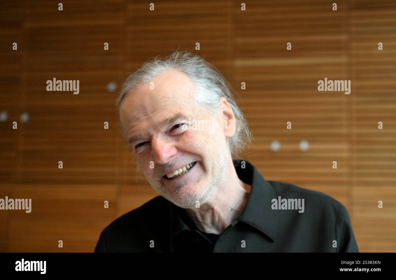 The author Wolf Haas during an interview with the APA on January 7 ...