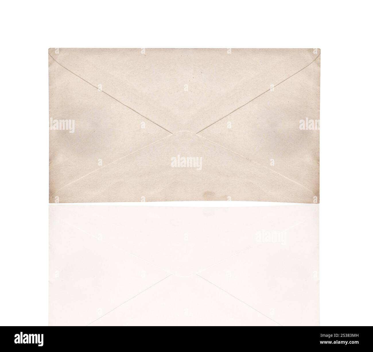 Old envelope isolated on a white. Old envelope isolated Stock Photo - Alamy